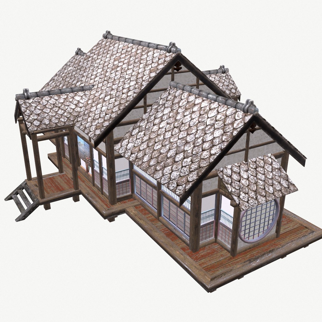 3D Traditional Japanese Okiya House - TurboSquid 1714696