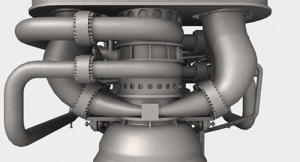3d f-1 engine saturn v