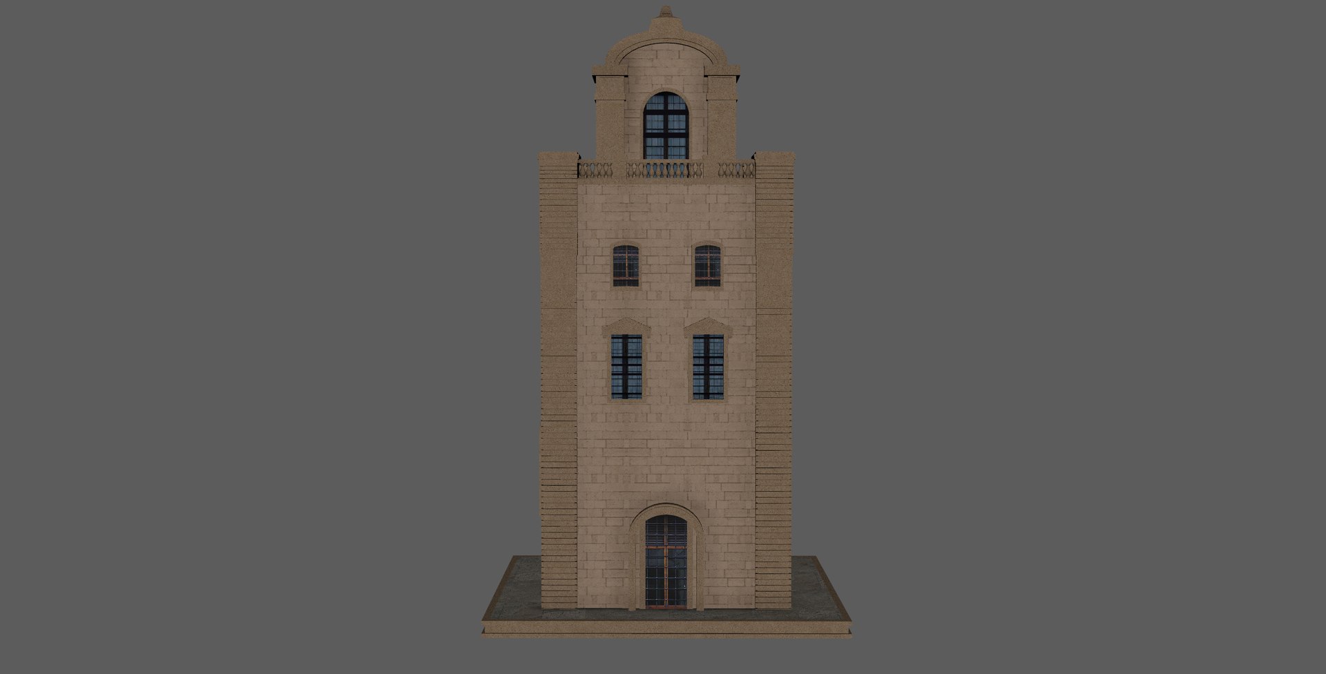 Free Classic Tower Building 3D Model - TurboSquid 2269128
