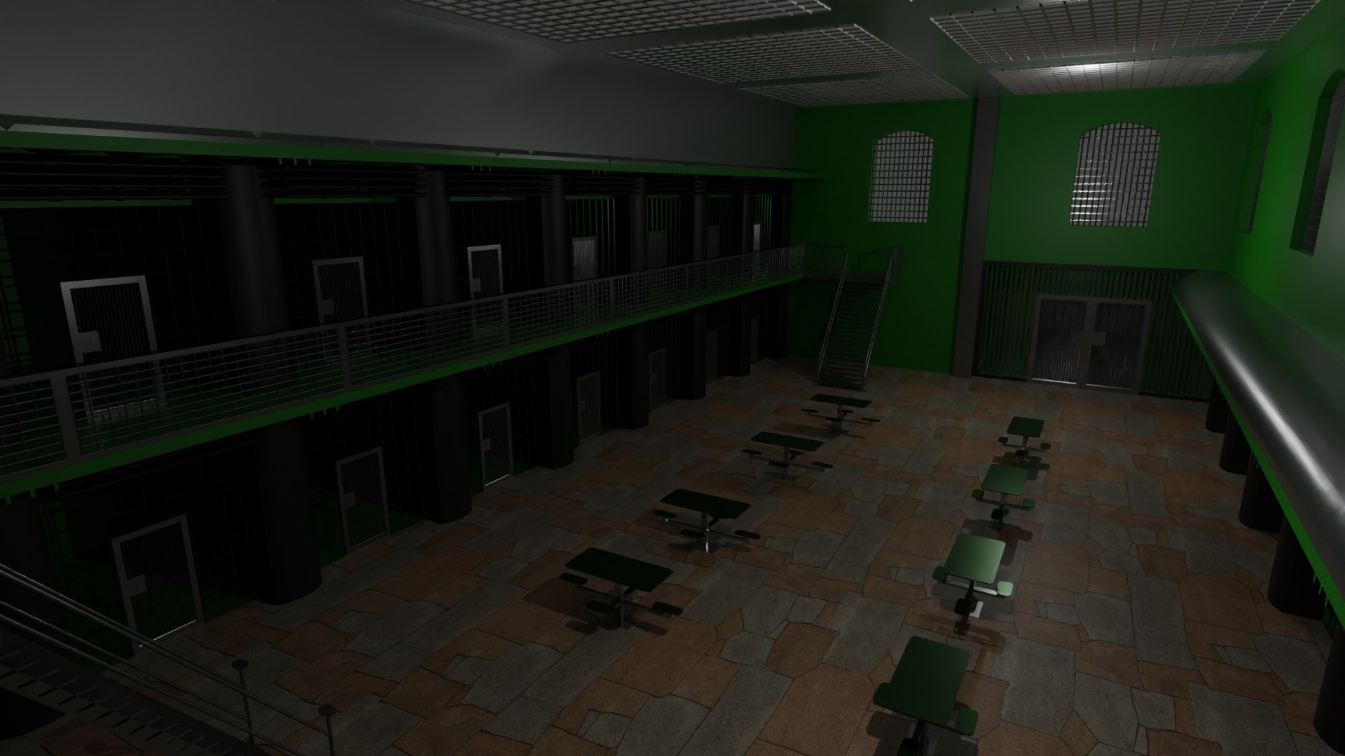 3D model Prison Interior - TurboSquid 2157361