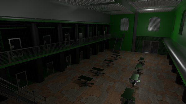modelo 3d Interior de la prisión - TurboSquid 2157361