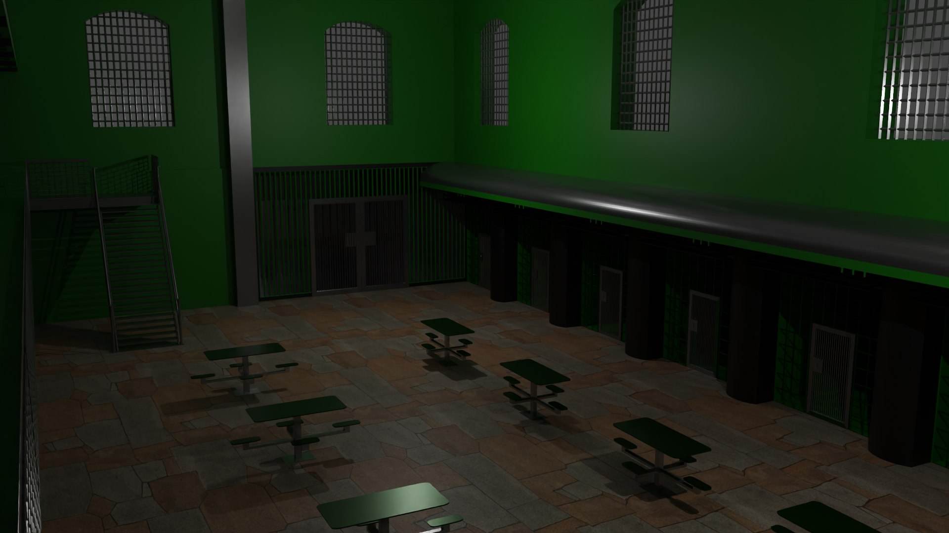 3D model Prison Interior - TurboSquid 2157361