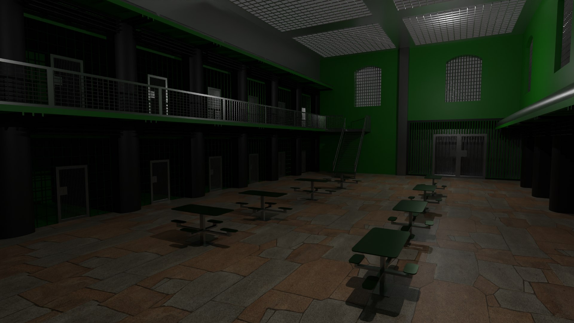 3D model Prison Interior - TurboSquid 2157361