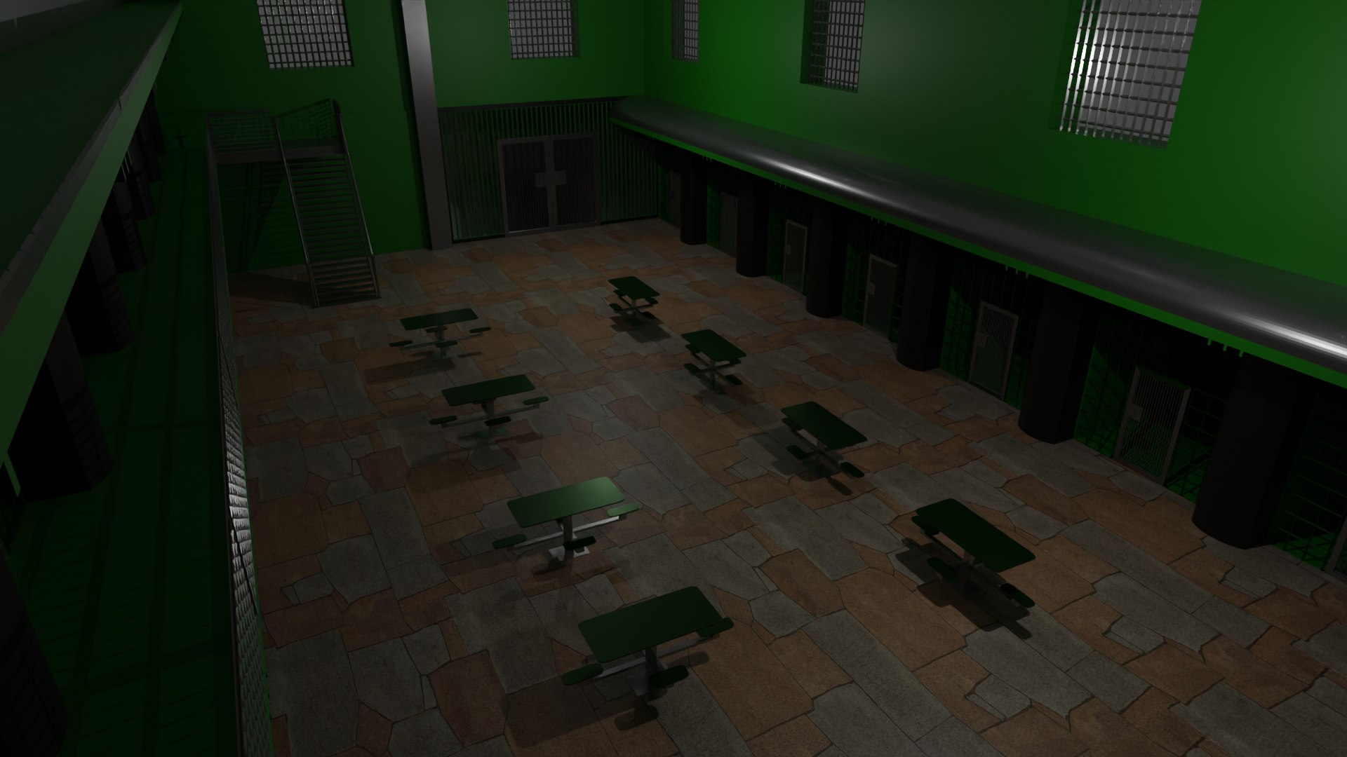 3D model Prison Interior - TurboSquid 2157361