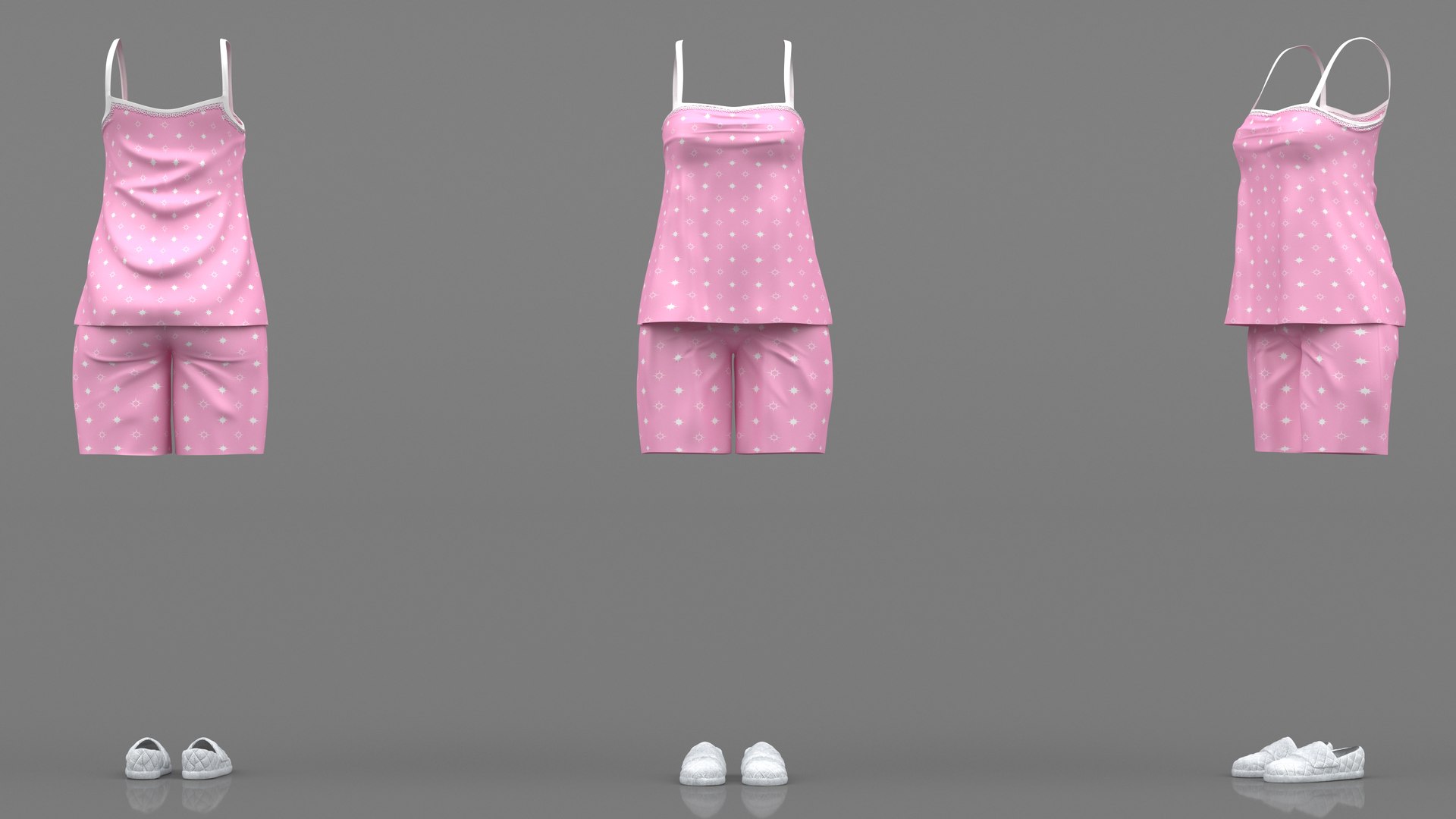 Women Nightwear Outfit 3D - TurboSquid 2086209