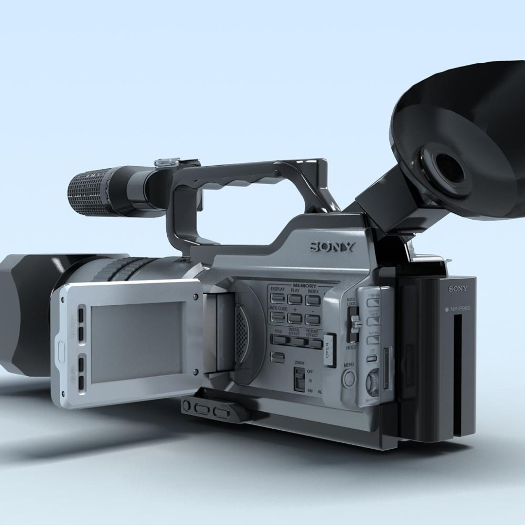 sony vx2000 camcorder 3d max