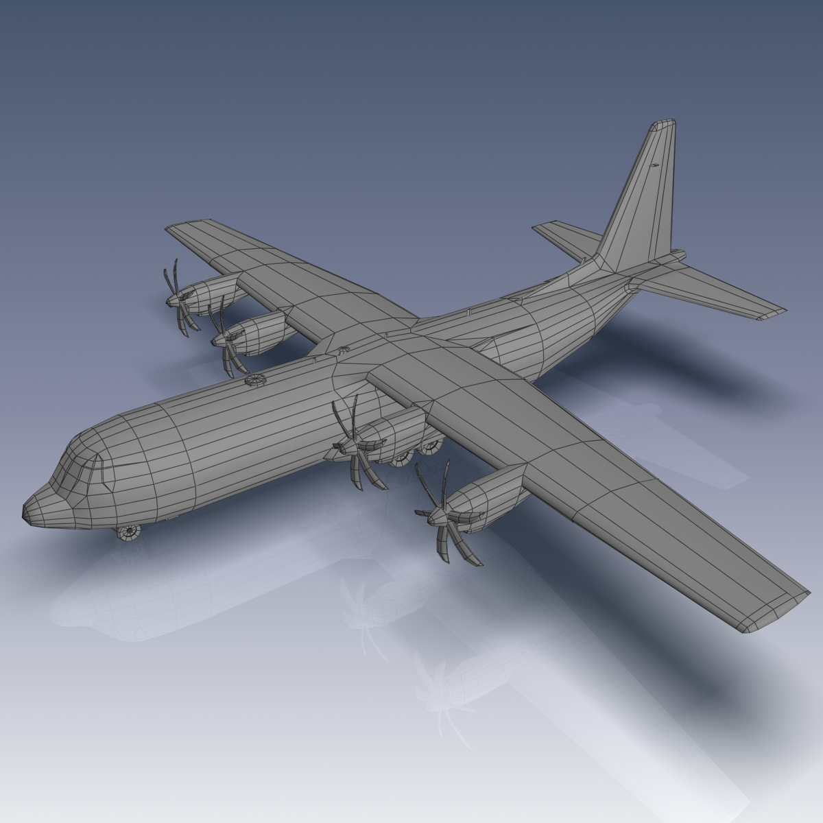hercules c-130j c-130 3d model