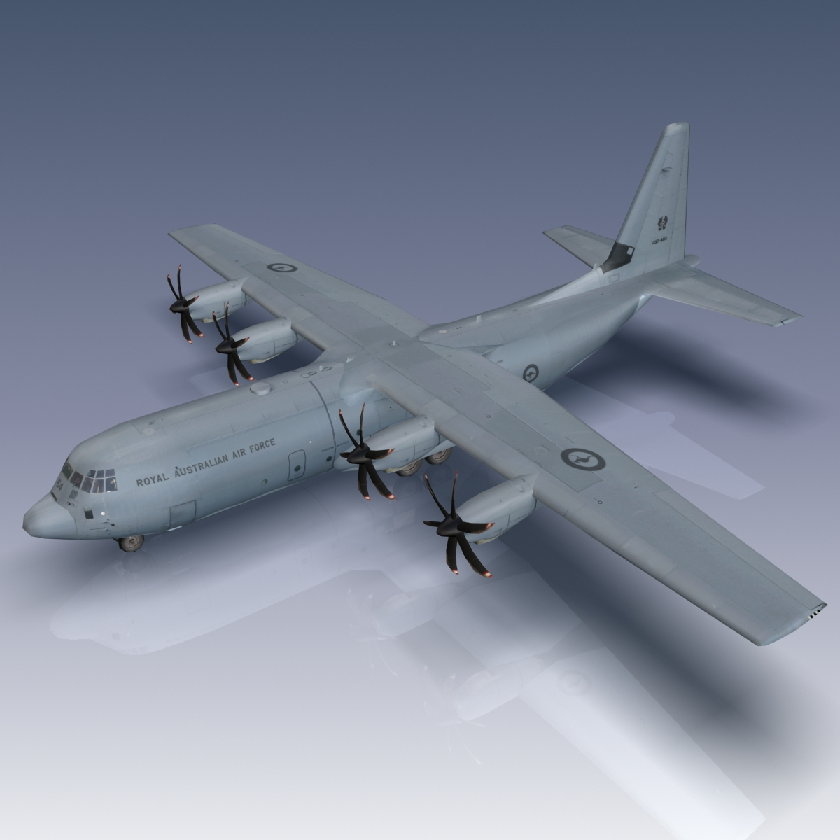 hercules c-130j c-130 3d model