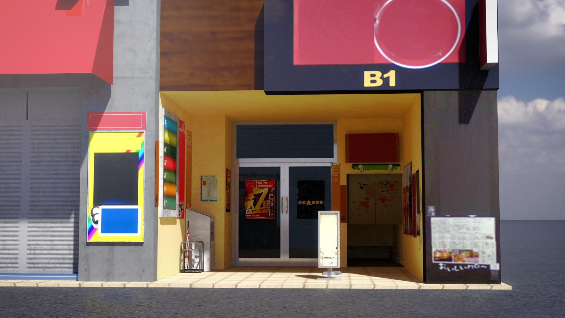 Japanese Commercial Building 0002 3D - TurboSquid 2356941