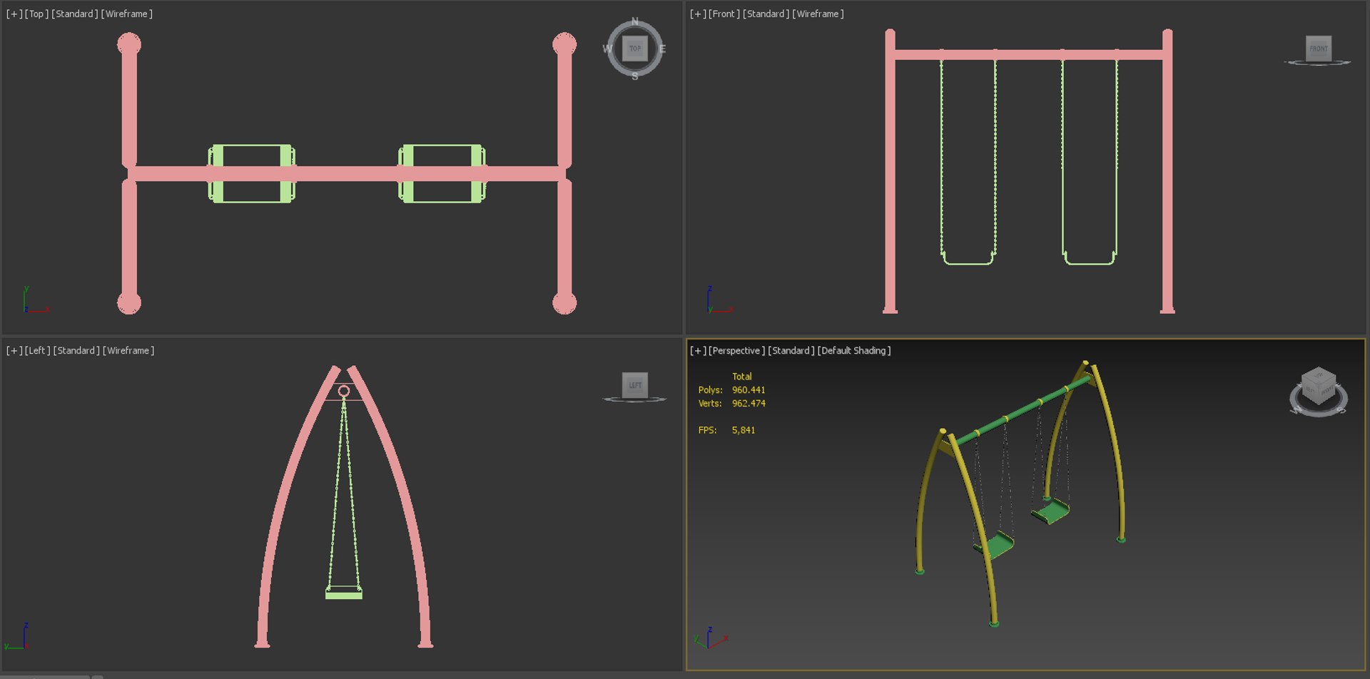Swing Model - TurboSquid 2160770