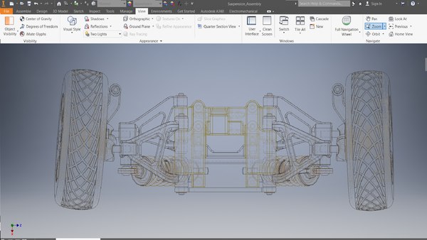 modelo 3d Modelo 3d de suspensión de doble horquilla. - TurboSquid 2186008