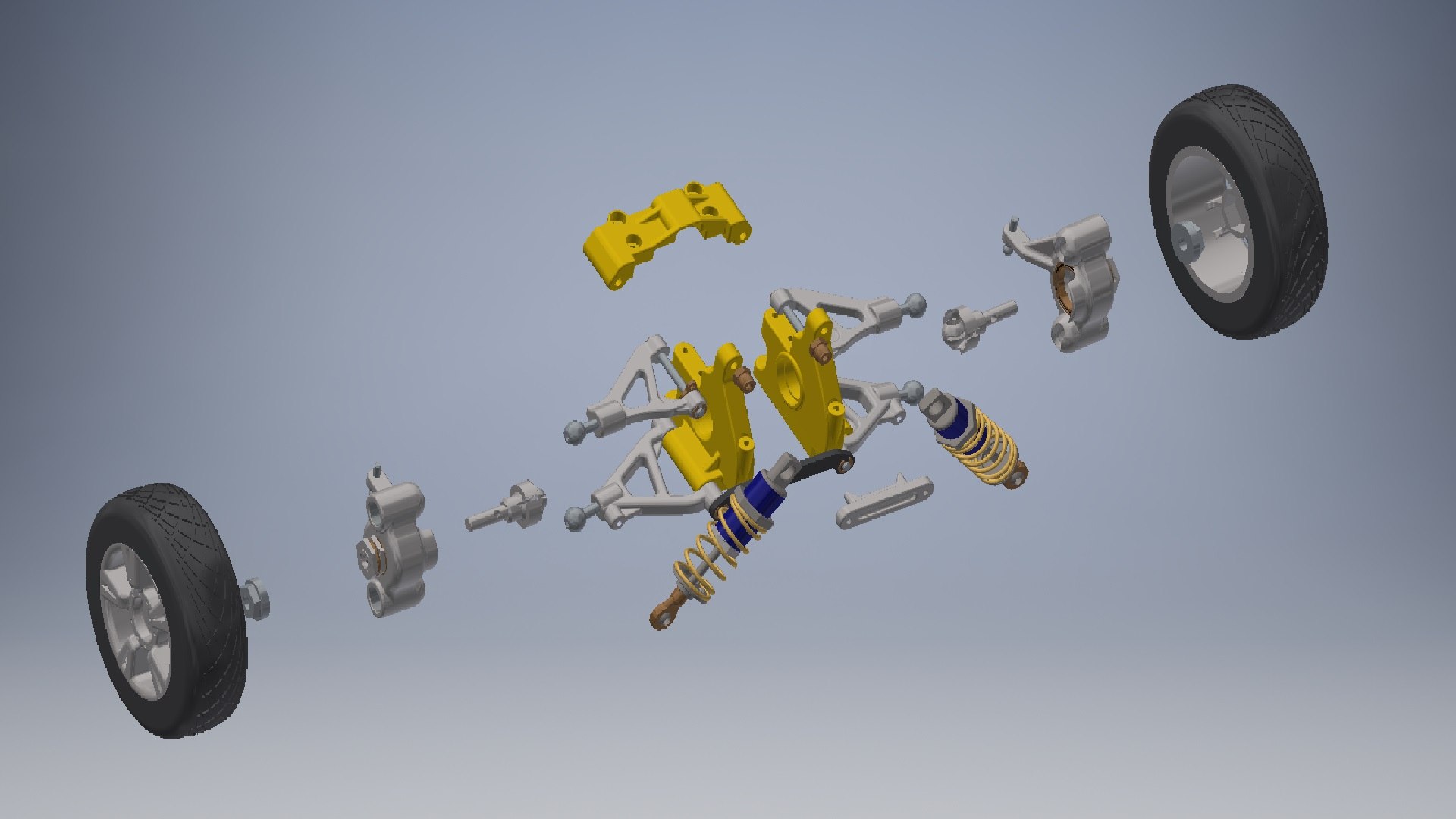 3D Double Wishbone Suspension 3d Model Model - TurboSquid 2186008