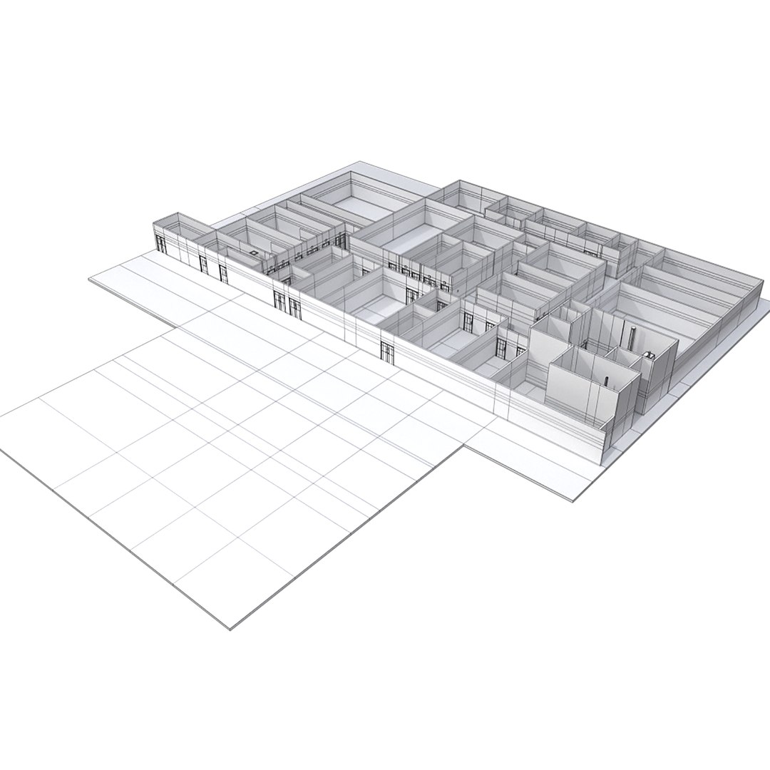 Plan 02 3D Model - TurboSquid 2139182