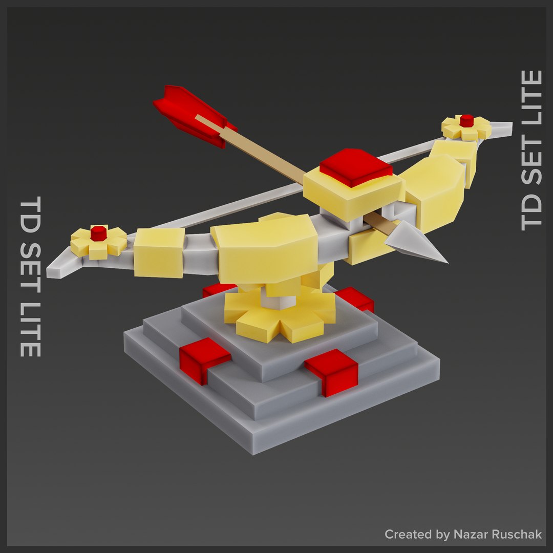 Tower Defence Set Lite 3D Model - TurboSquid 2394719