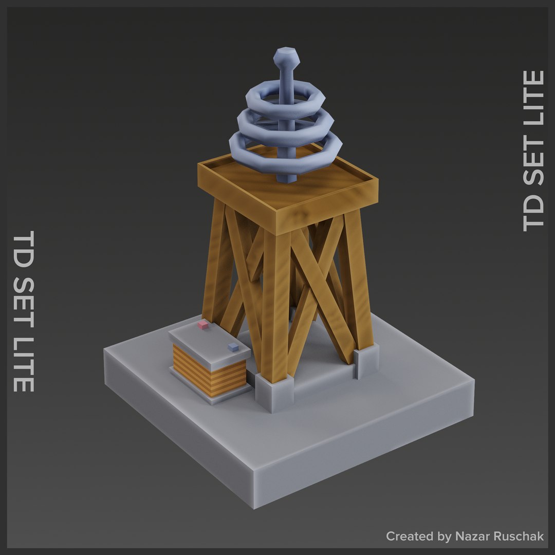Tower Defence Set Lite 3D Model - TurboSquid 2394719
