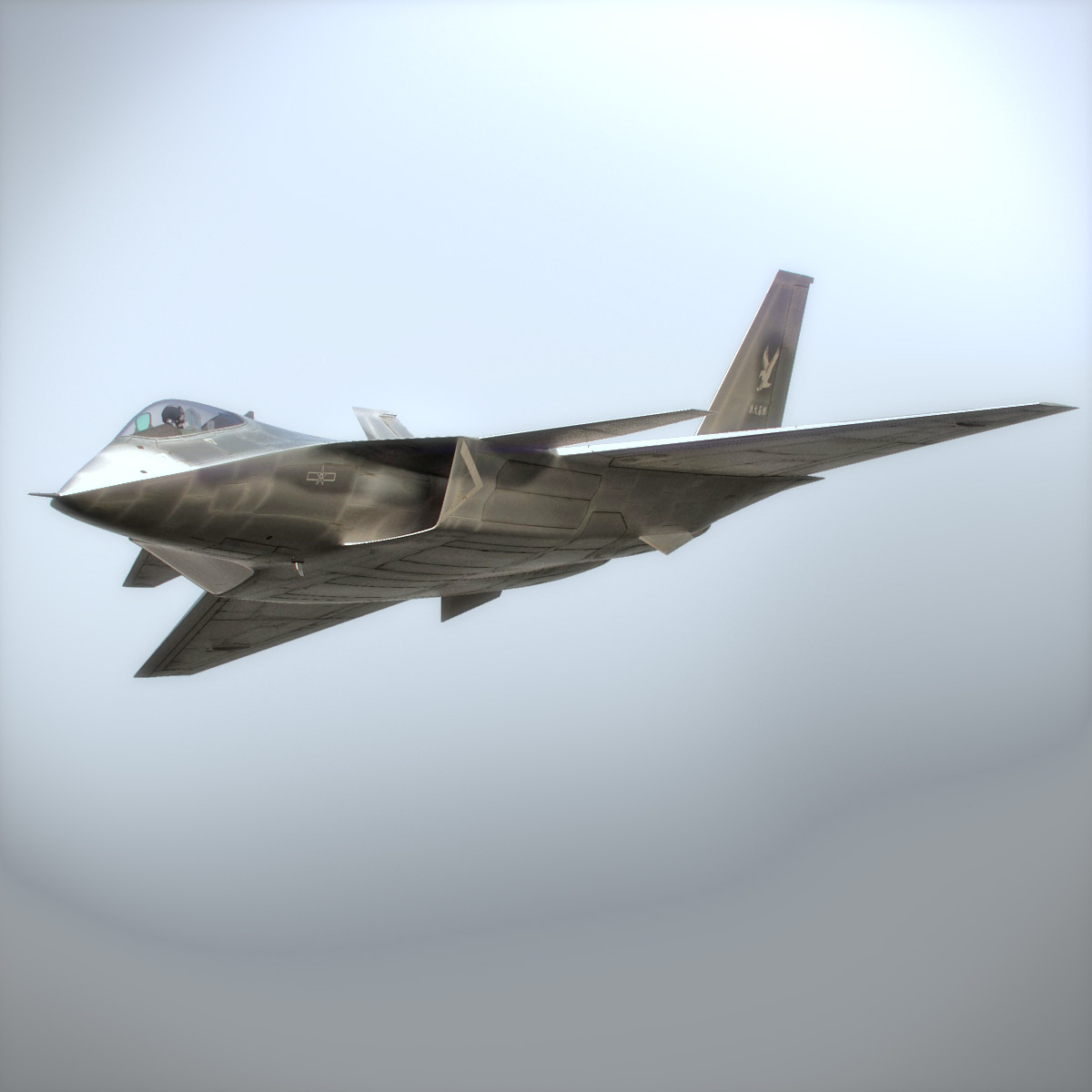 chinese fighter j-14 3d model