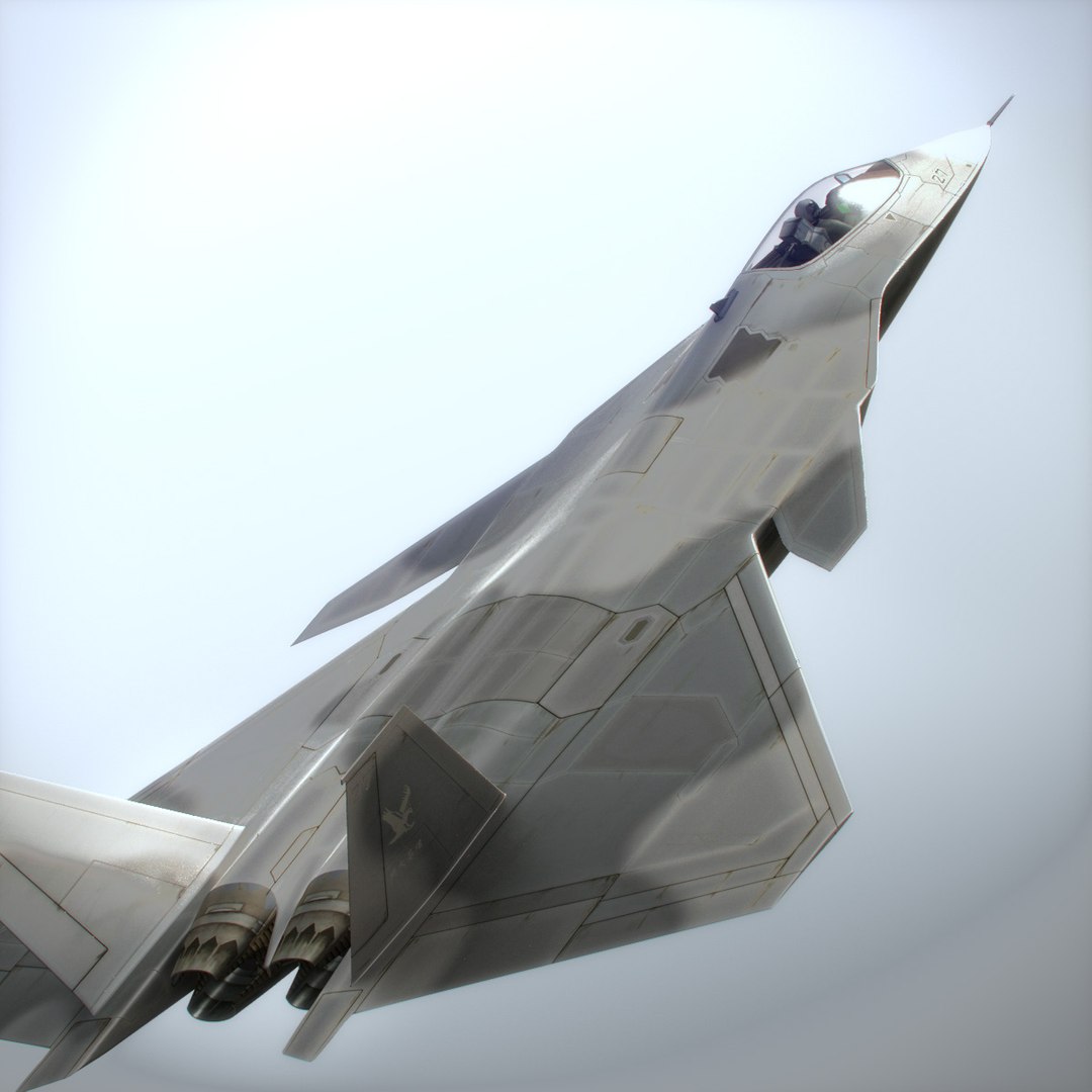 Chinese Fighter J-14 3d Model