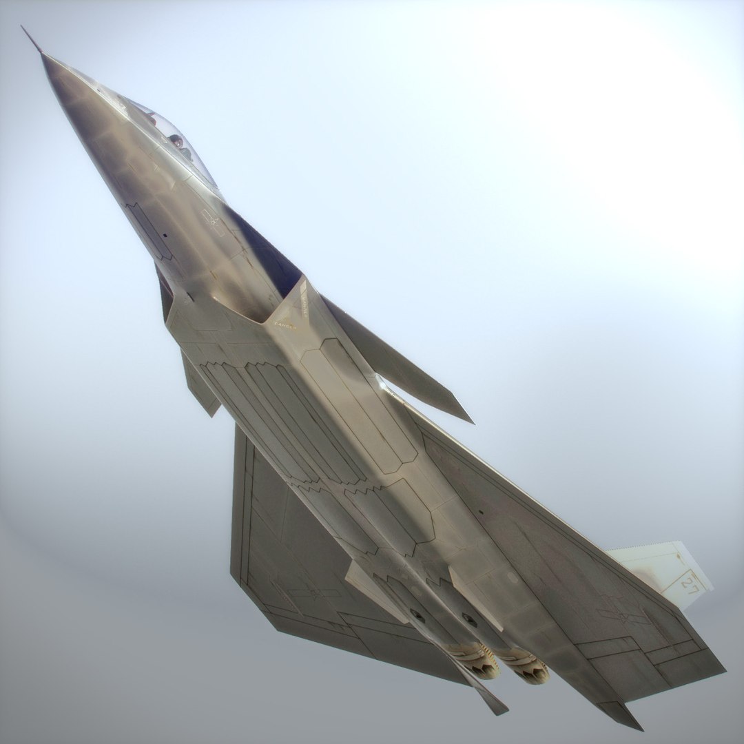 Chinese Fighter J-14 3d Model