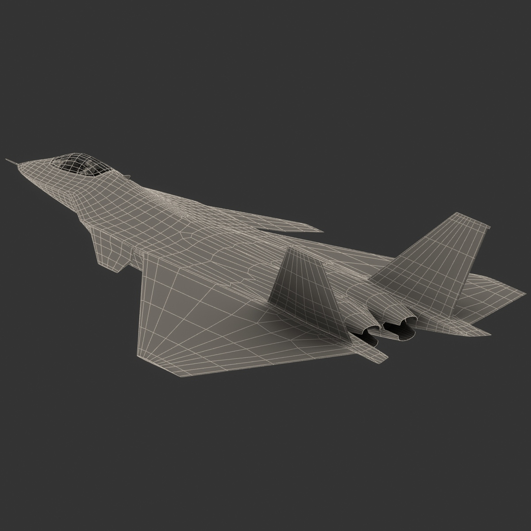 chinese fighter j-14 3d model