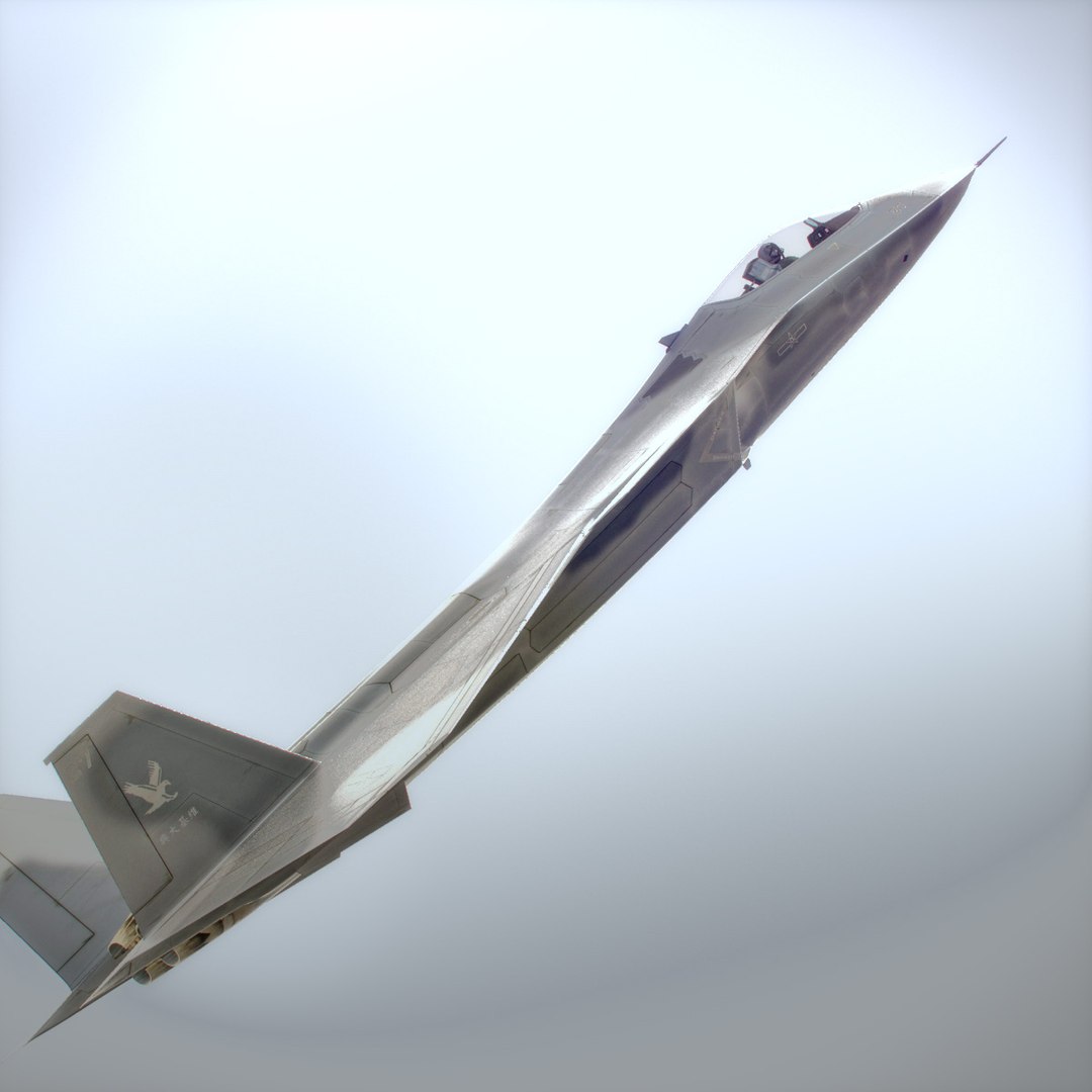 Chinese Fighter J-14 3d Model