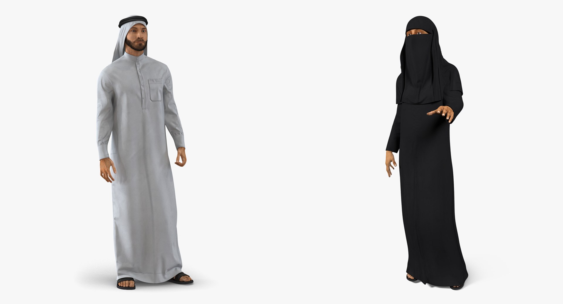 3D model arab people rigged - TurboSquid 1520929
