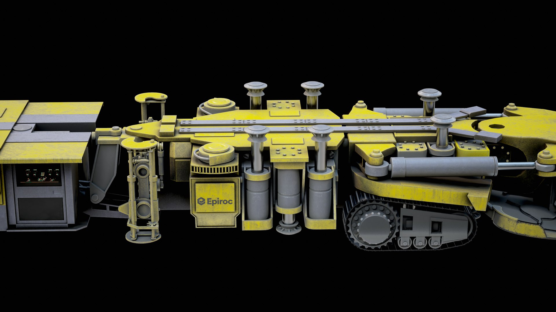 Mobile Miner Epiroc 22H Underground Edition PBR 3D model - TurboSquid ...