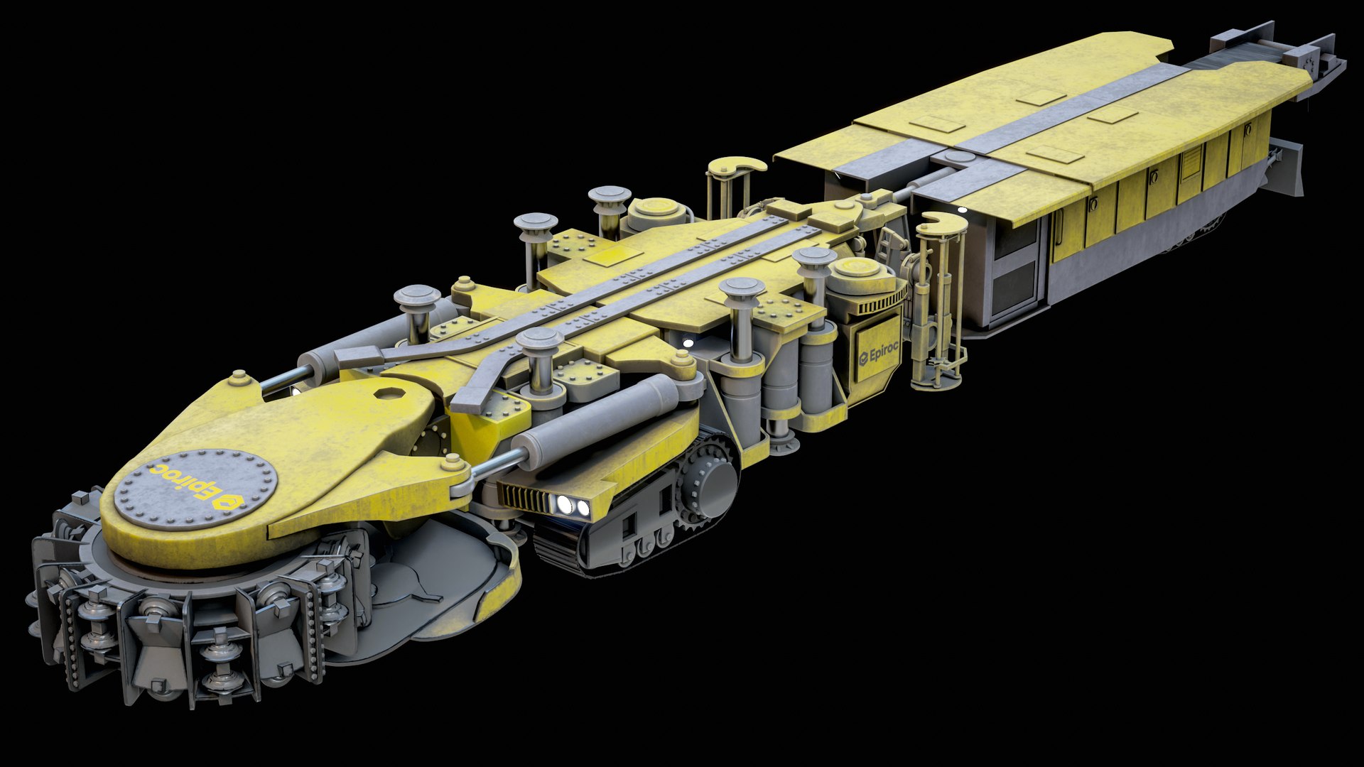 Mobile Miner Epiroc 22H Underground Edition PBR 3D Model - TurboSquid ...