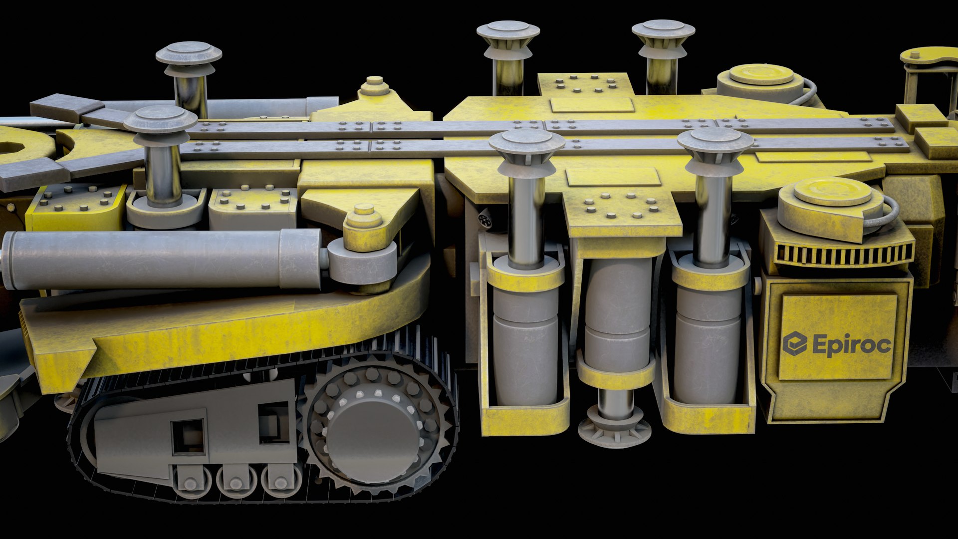 Mobile Miner Epiroc 22H Underground Edition PBR 3D model - TurboSquid ...