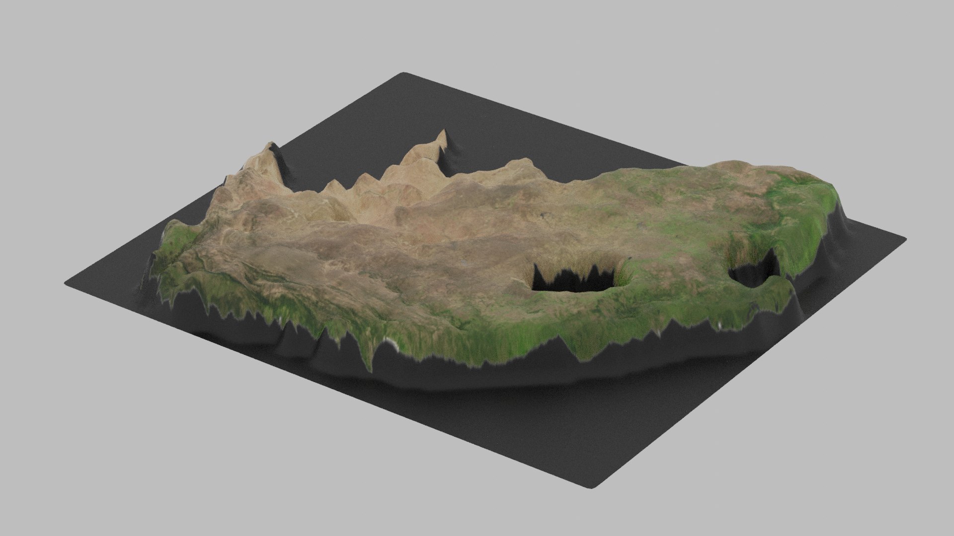 South Africa Map Country Model - TurboSquid 2076355