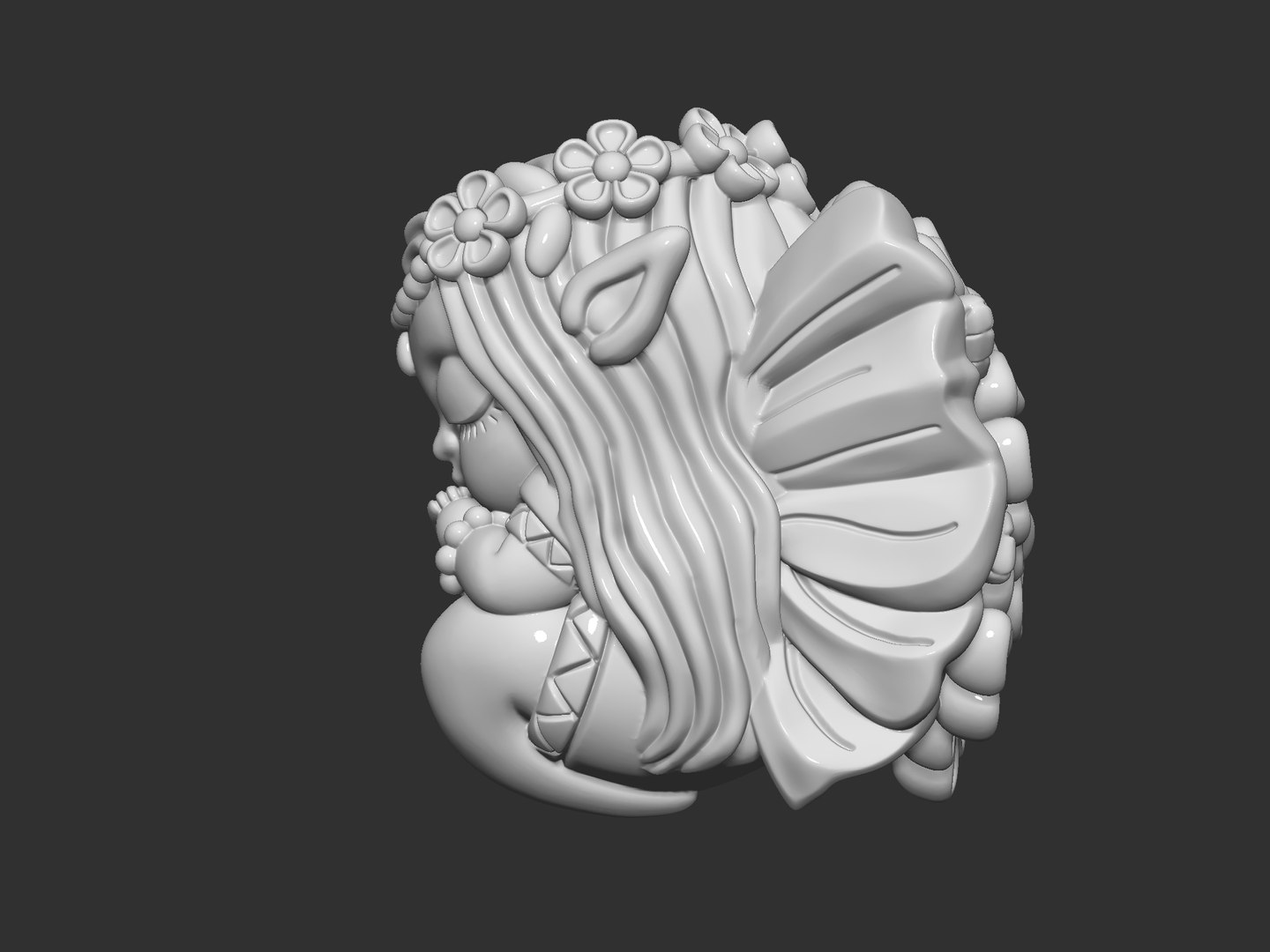3D Butterfly Girl - TurboSquid 2166773