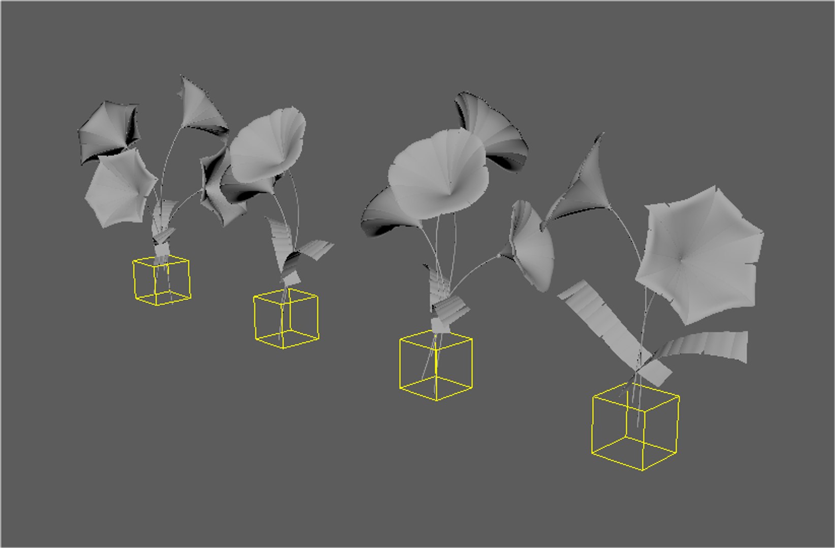 Cartoon Flowers 3D Model - TurboSquid 1747153