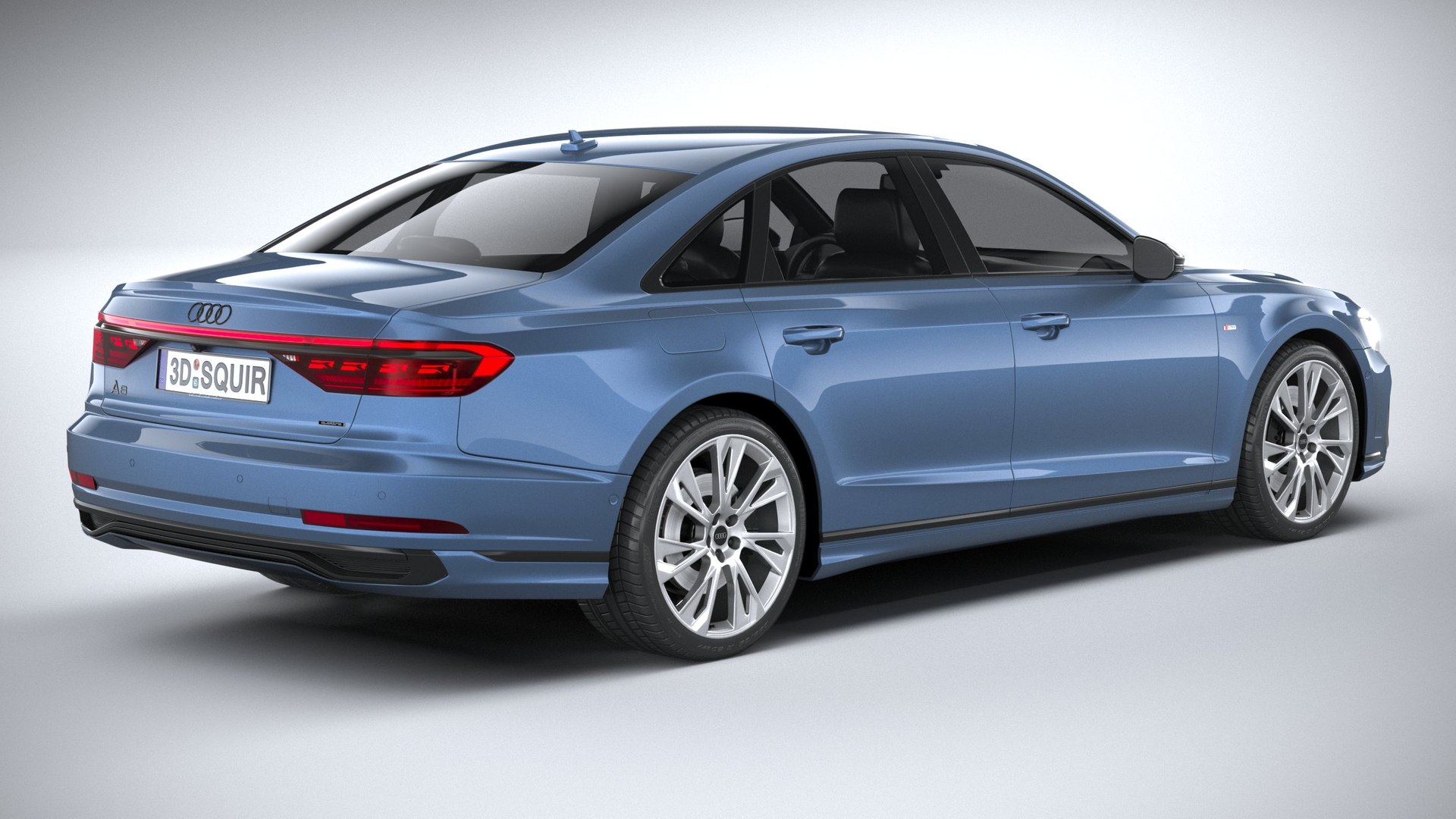 3D model Audi A8 S-Line 2022 - TurboSquid 1827434
