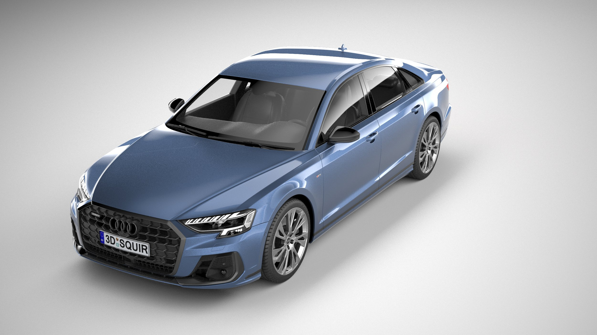 3D Model Audi A8 S-Line 2022 - TurboSquid 1827434