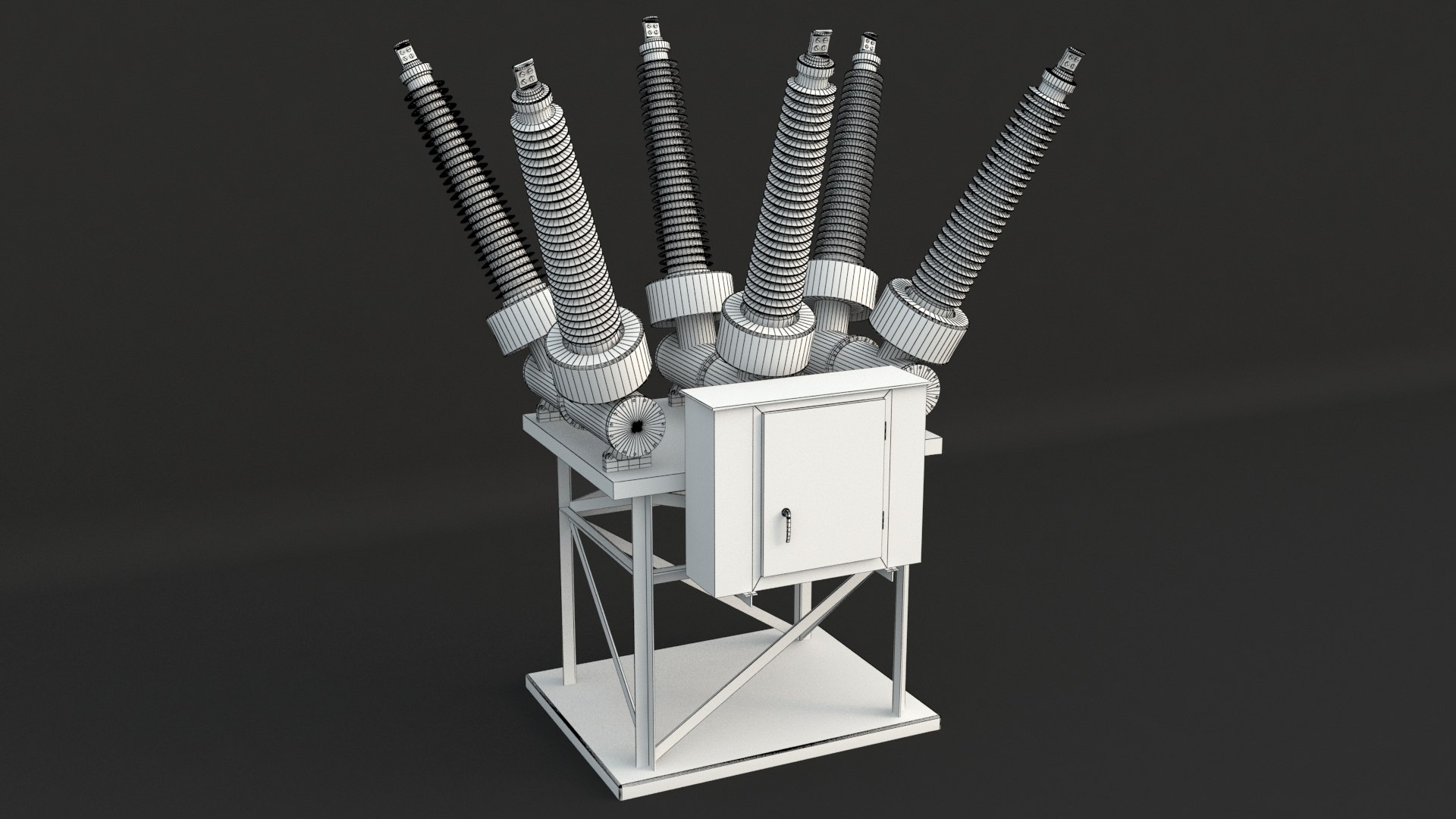 Circuit Breaker PBR 3D Model - TurboSquid 2283239