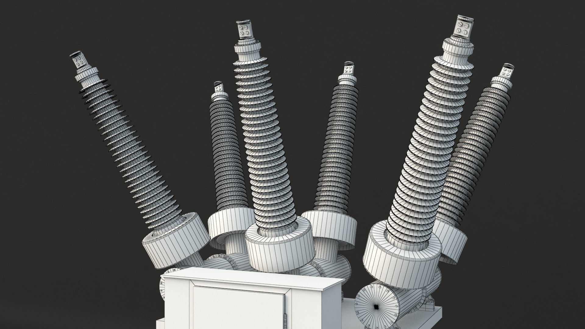 Circuit Breaker PBR 3D Model - TurboSquid 2283239