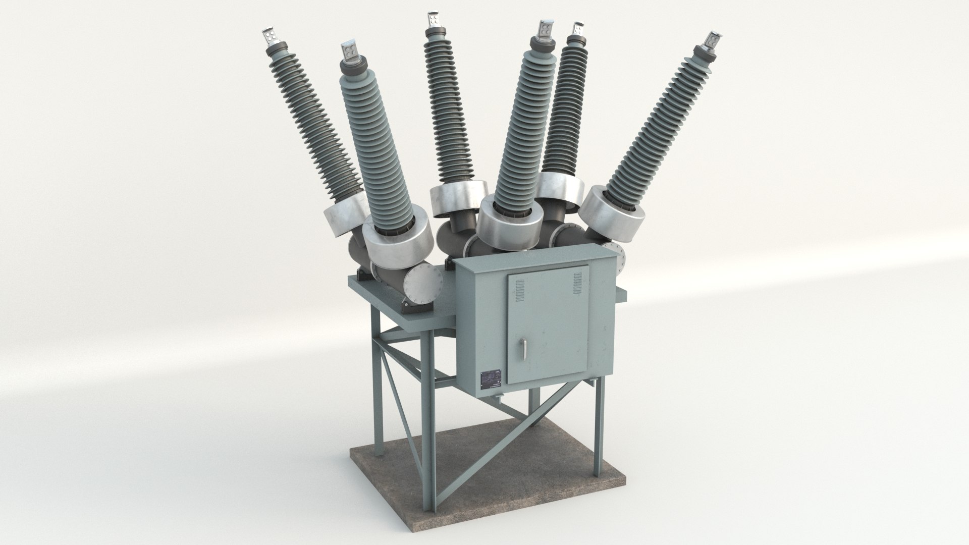 Circuit Breaker PBR 3D Model - TurboSquid 2283239