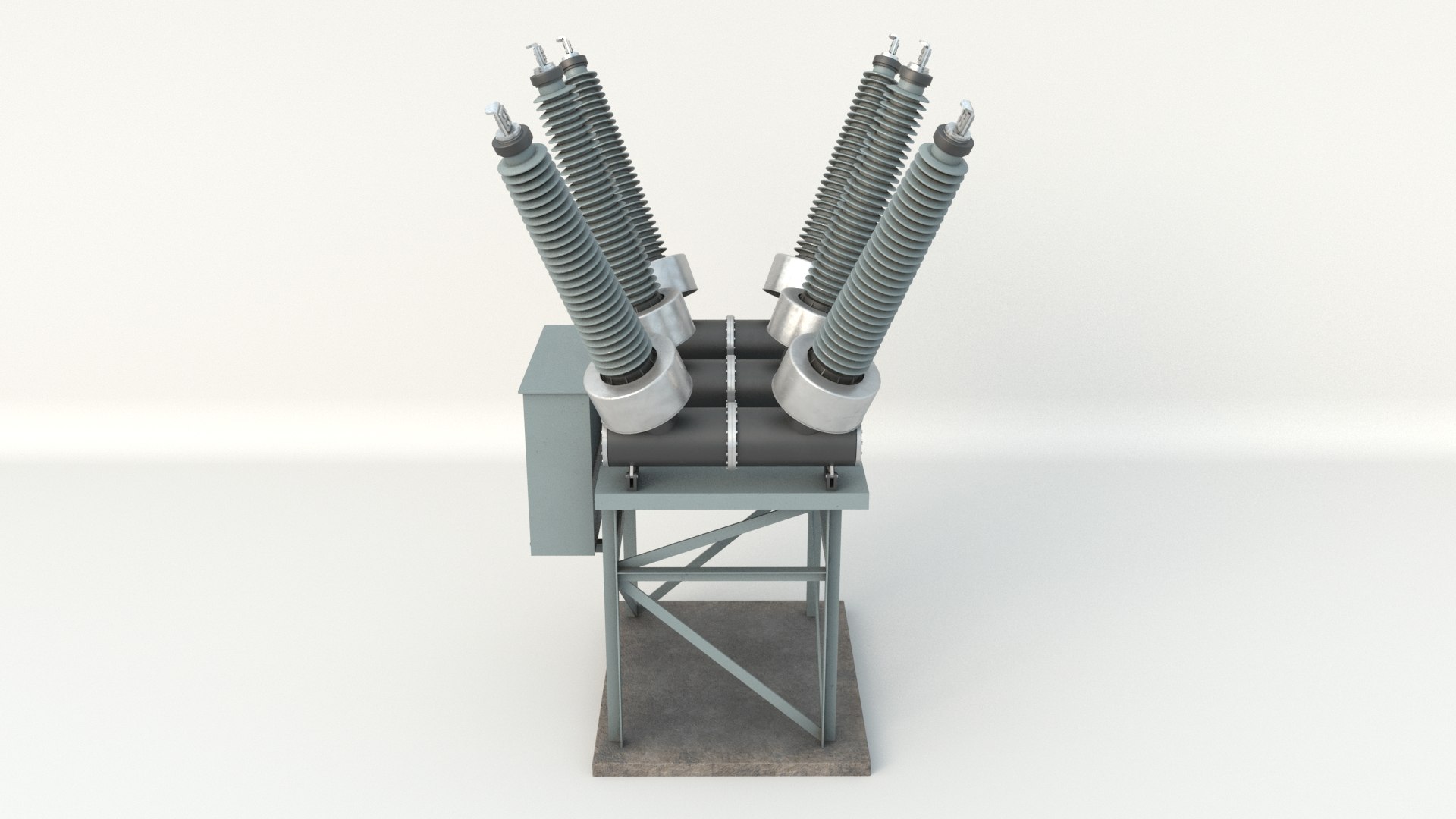 Circuit Breaker PBR 3D Model - TurboSquid 2283239