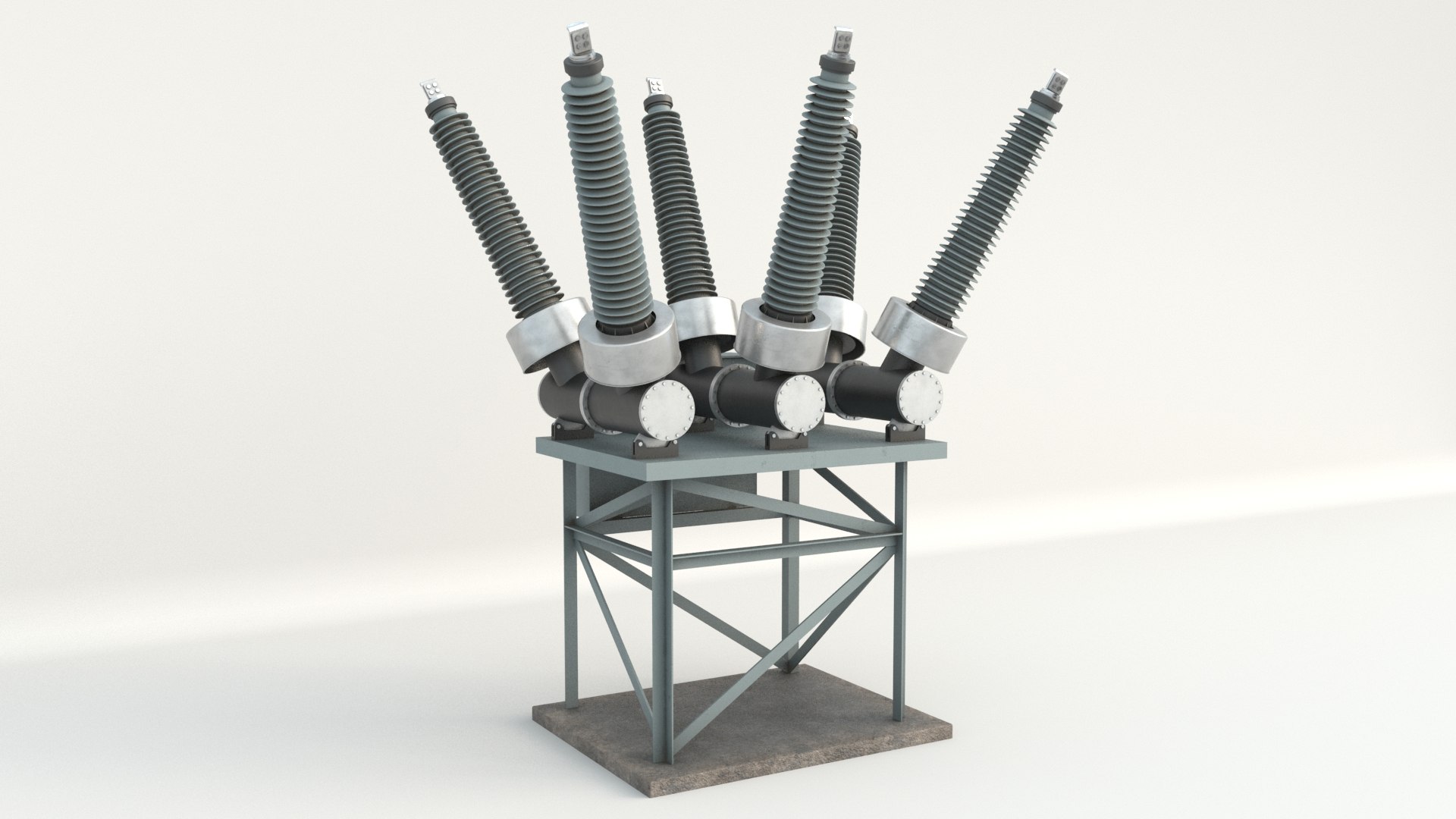 Circuit Breaker PBR 3D Model - TurboSquid 2283239
