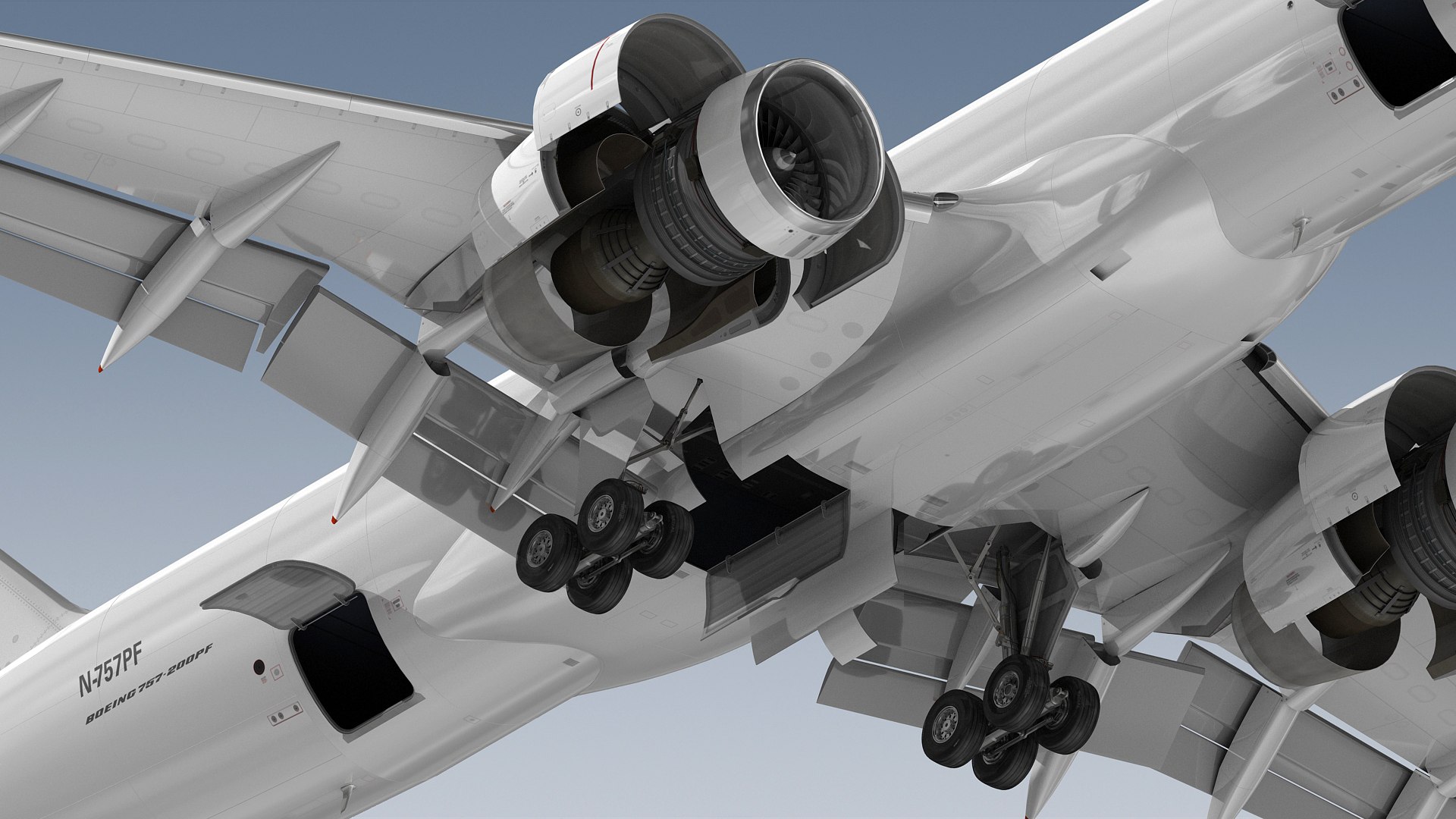 3D Boeing 757-200PF Generic White - TurboSquid 2183592