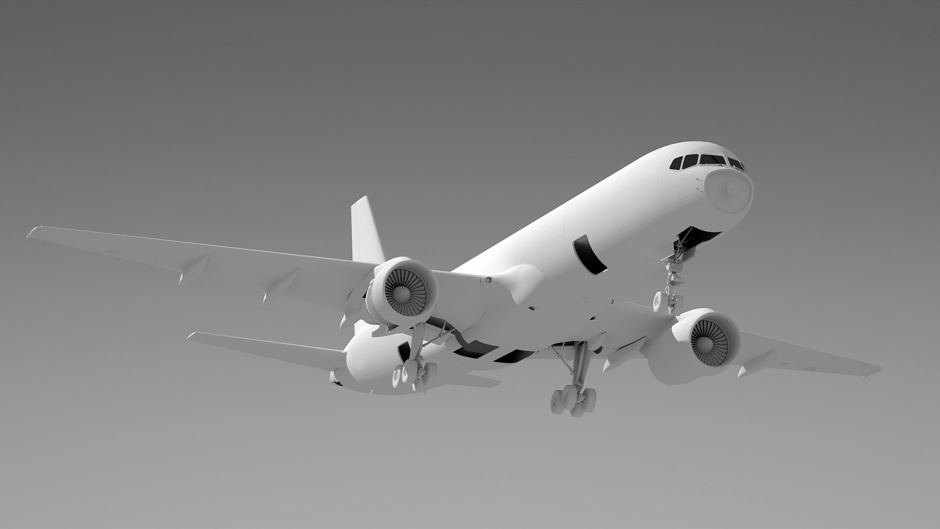 3D Boeing 757-200PF Generic White - TurboSquid 2183592