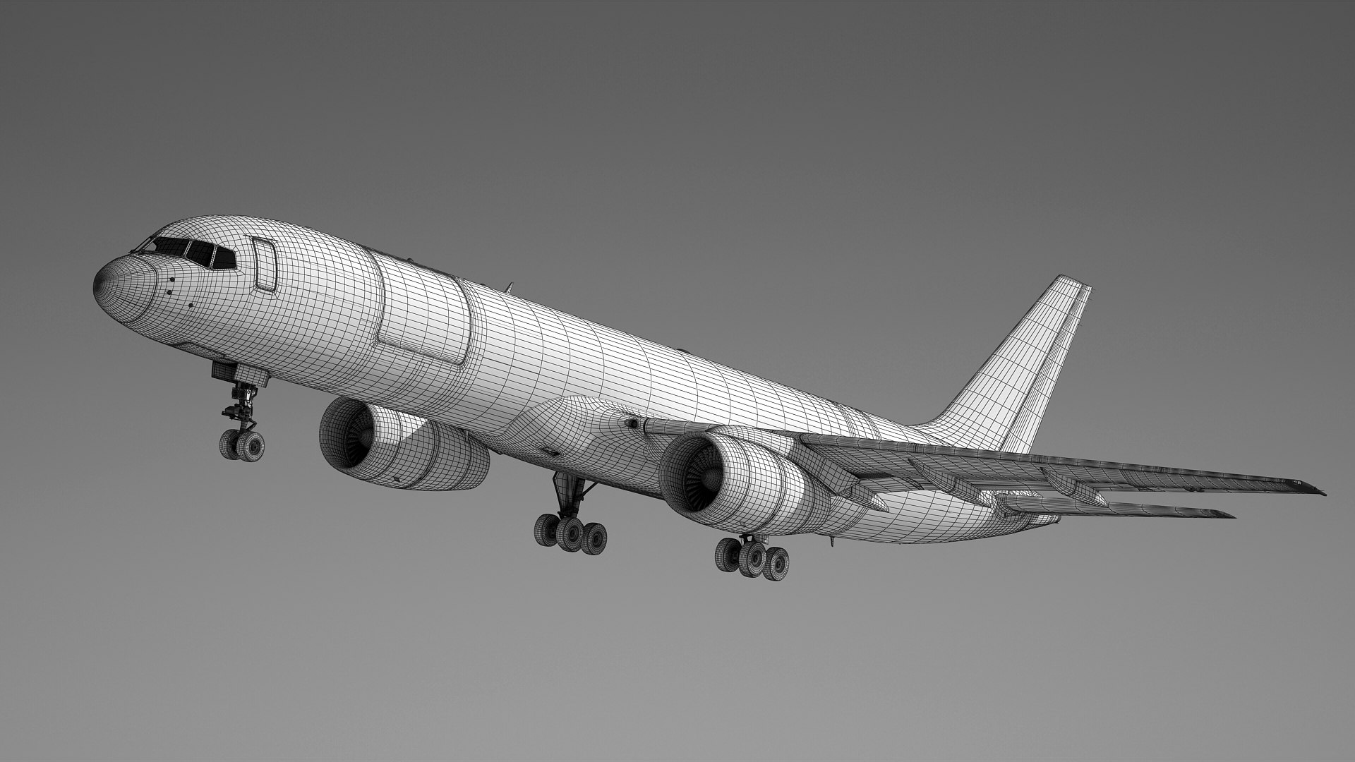 3D Boeing 757-200PF Generic White - TurboSquid 2183592