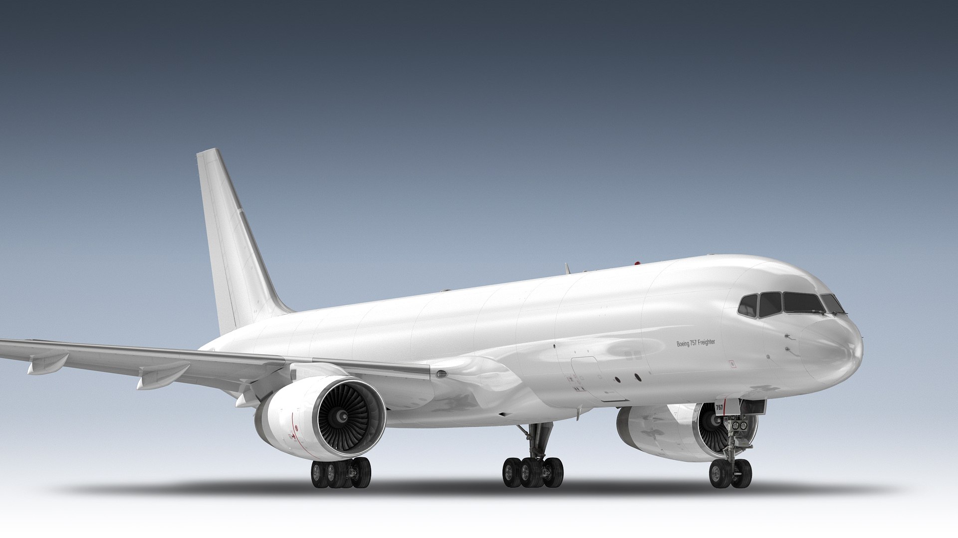 3D Boeing 757-200PF Generic White - TurboSquid 2183592