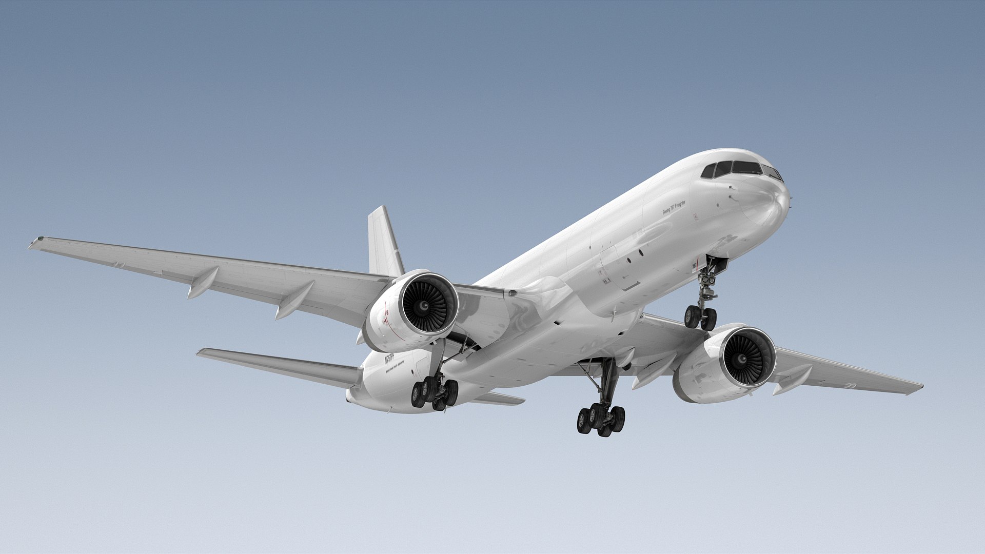 3D Boeing 757-200PF Generic White - TurboSquid 2183592