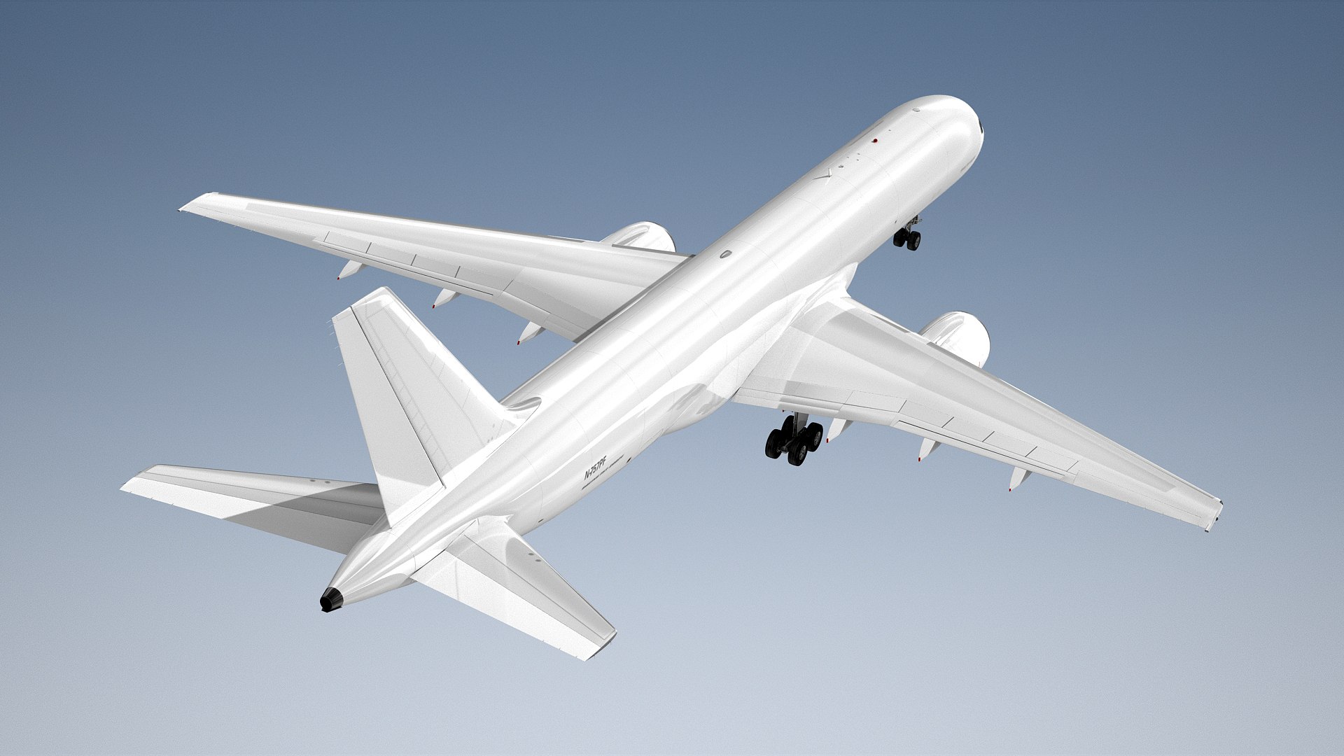 3D Boeing 757-200PF Generic White - TurboSquid 2183592