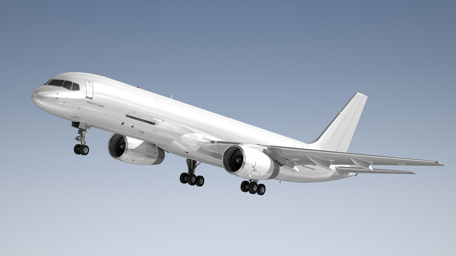 3D Boeing 757-200PF Generic White - TurboSquid 2183592