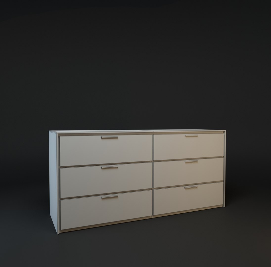 Chest Drawers 3d Model