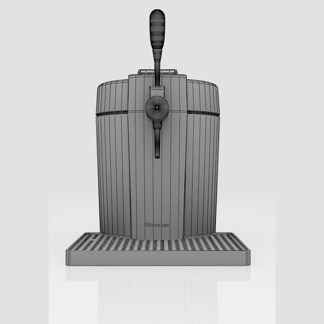 beer dispenser 3d model