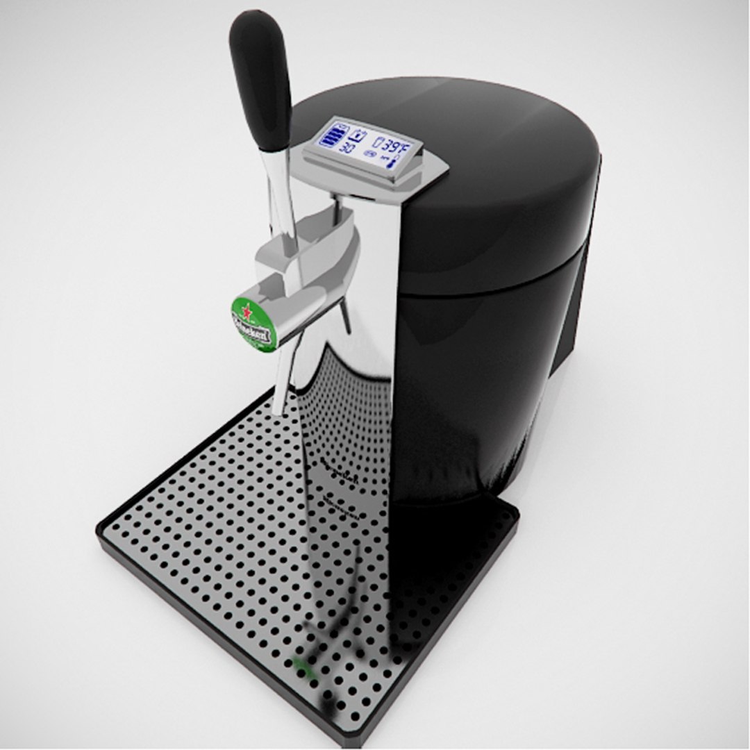 beer dispenser 3d model