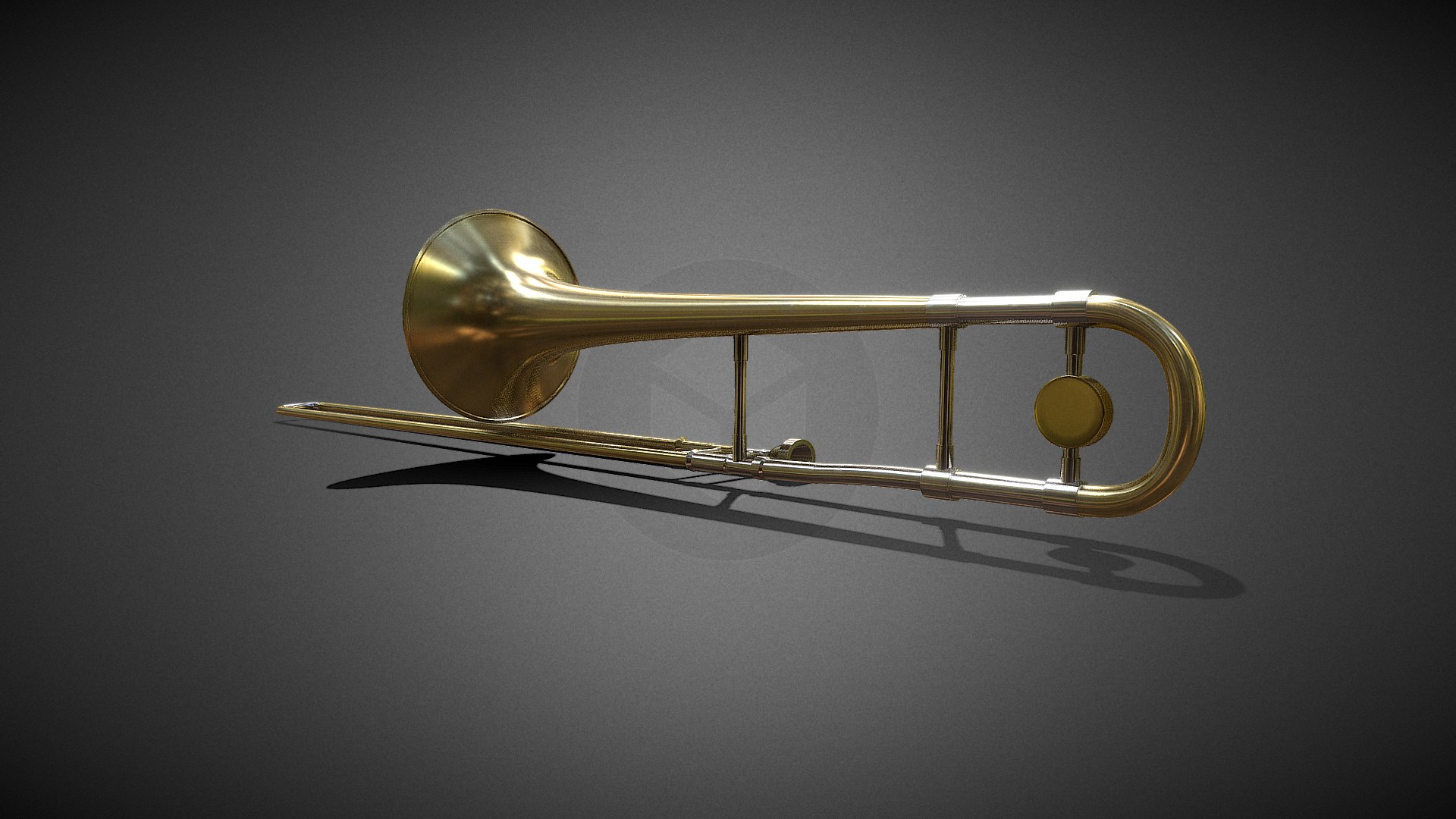 Trombone 3D Model - TurboSquid 2374914