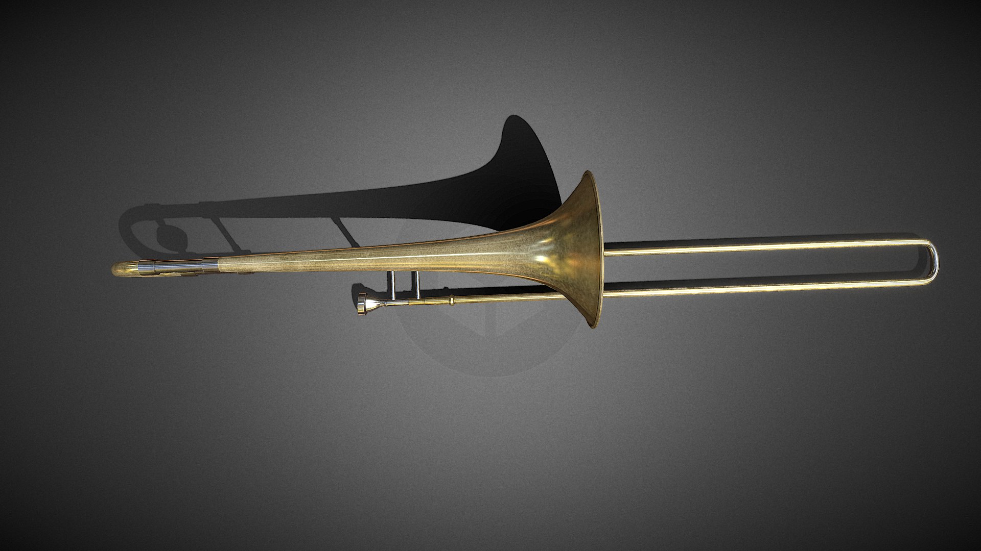 Trombone 3D Model - TurboSquid 2374914